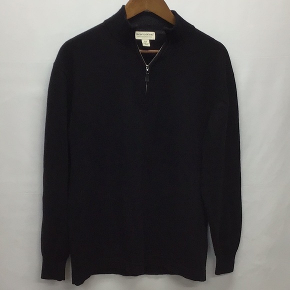 Pronto Uomo | Sweaters | Pronto Uomo Extra Fine Merino Wool Black ...